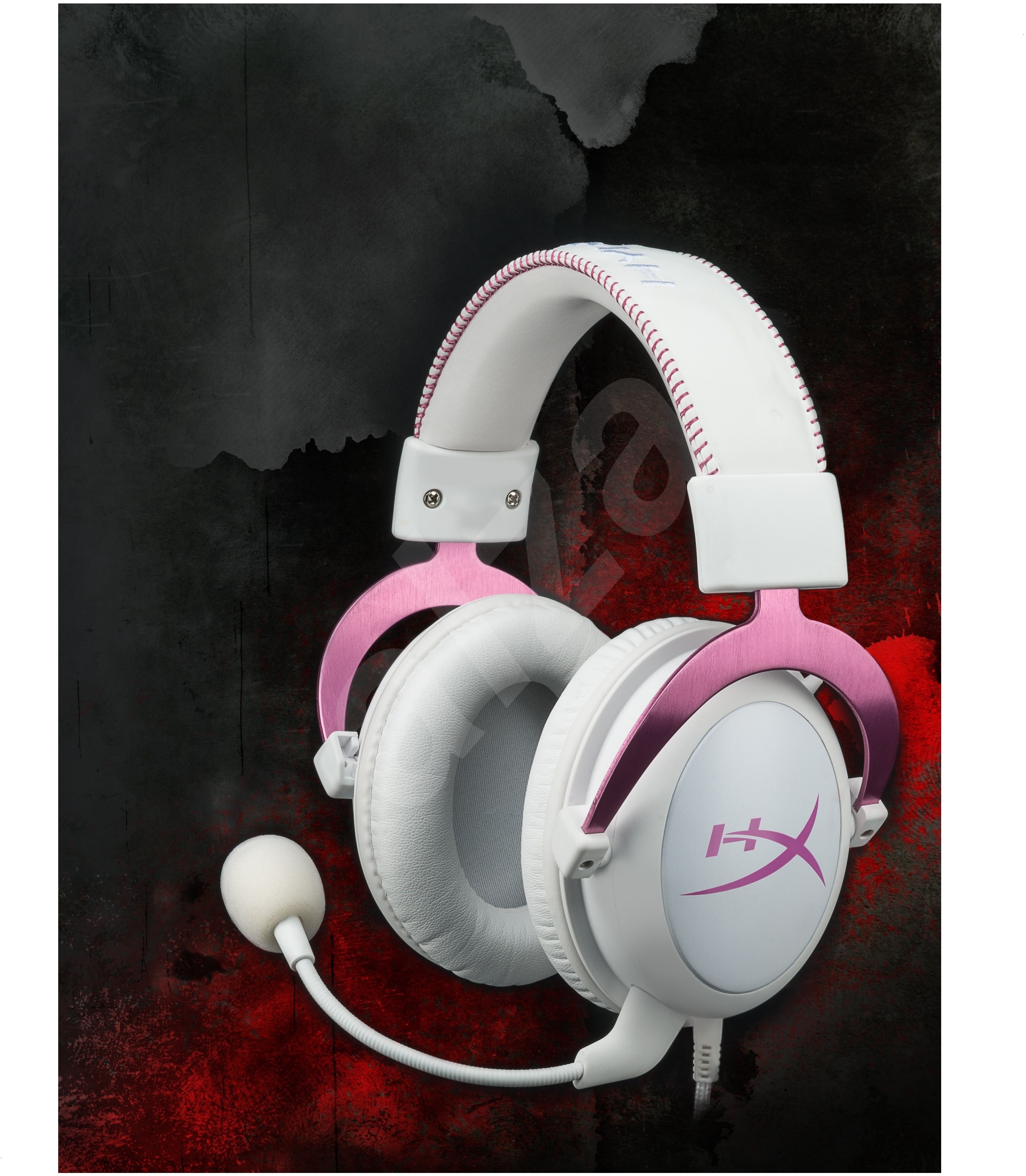 HyperX Cloud II Headset weiß-rosa - Kopfhörer | Alza.de