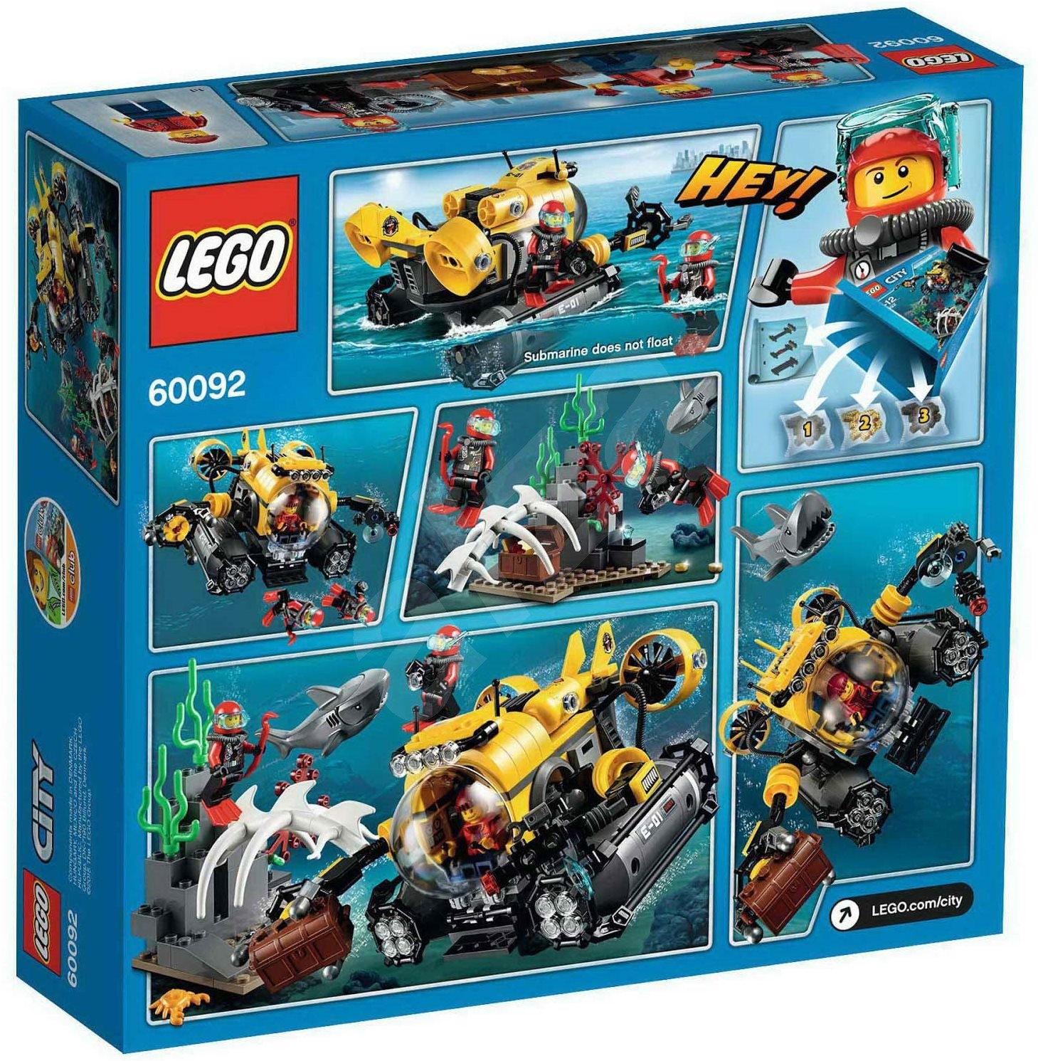LEGO City 60092 Tiefsee-U-Boot - Bausatz | Alza.de